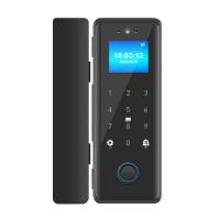 China Smart Tuya App Door Lock 3D Face Recognition Biometric Code Card Access For Office for sale