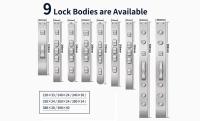 China IPS Screen Face Recognition Door Lock Tuya Fingerprint Code Card Key EKey Access for sale
