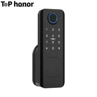China Automatic Digital Deadbolt Smart Door Lock Code Card NFC EKey TTLock Access for sale