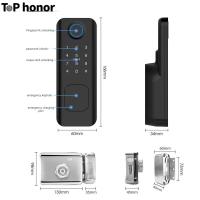 China TTLock Remote Access Door Locks Smart Digital Code Card Fingerprint Keyless Unlock for sale