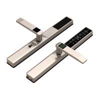 China Semi Automatic Sliding Door Lock Smart TTLock Fingerprint Code Card Access for sale