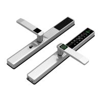 China Semi Automatic Sliding Door Lock Smart TTLock Fingerprint Code Card Access for sale