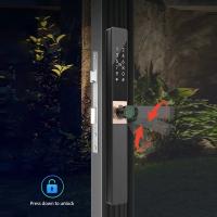 China Bridge Cutoff Smart Sliding Door Lock Waterproof Tuya Smartphone EKey Remote Control for sale