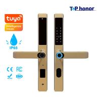 China Digital Sliding Door Biometric Lock Code Card Key Access Tuya Remote Control for sale