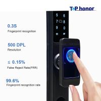 China Digital Sliding Door Biometric Lock Code Card Key Access Tuya Remote Control for sale