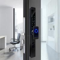 China Digital Sliding Door Biometric Lock Code Card Key Access Tuya Remote Control for sale