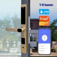 China Digital Sliding Door Biometric Lock Code Card Key Access Tuya Remote Control for sale