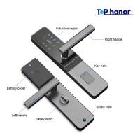 China Hotel Smart TTLock Digital Door Lock Smartphone Remote Access Code Card Key Unlock for sale