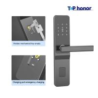 China Hotel Smart TTLock Digital Door Lock Smartphone Remote Access Code Card Key Unlock for sale