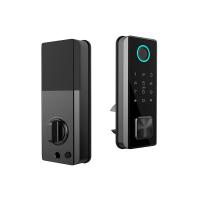 China Biometric Deadbolt Code Door Lock Card Key Access TTLock Tuya App Remote Control for sale