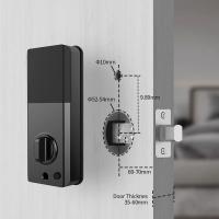 China Tuya TTLock Remote Controlled Deadbolt Smart Door Lock Biometric Code Card Unlock for sale