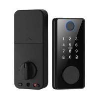 China Deadbolt Smart Code Lock Full Automatic Fingerprint Code Card Tuya WiFi Unlock for sale
