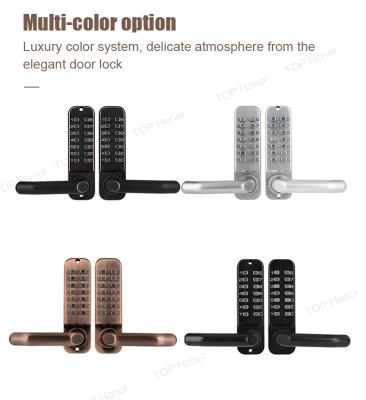 China Courtyard Gate Mechanical Code Smart Sliding Door Lock Security With Single Latch Mortise for sale
