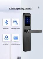 China Hotel Passcode Smart Door Lock with Rfid Card Reader Key Access control for sale