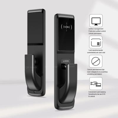 China Low Voltage Alarm and Mechanical Key Unlock Way Smart Hotel Locks with Beep Alarm à venda