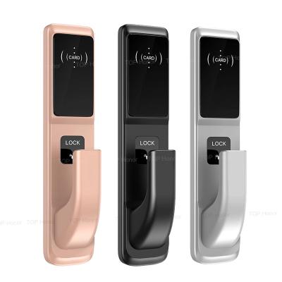 China Low Voltage Alarm and Mechanical Key Unlock Way Smart Hotel Locks with Beep Alarm à venda