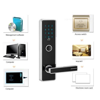 中国 高セキュリティ アクセス コントロール ソフトウェア プロ Usb ホテル ドアロック 磁気キーカードシステム付き電子ロック 販売のため