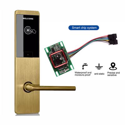 Cina Sistema di chiusura elettronica per porte con carta di sicurezza in acciaio inossidabile 304 Sistema informatico di gestione delle serrature degli hotel in vendita
