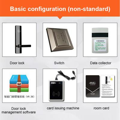 Cina Thermal Rfid Electronic Magnetic Card RF Card Intelligent Door Locks Hotel Lock Management System in vendita