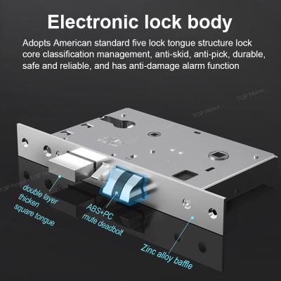 Cina Room Home Smart Door Lock Indoor Wooden Door Home Card Electronic Lock Hotel Door Lock System Supplier in vendita