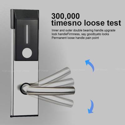 Cina Computer Card Hotel Door Lock Smart Electronic Induction Lock Wooden Door Magnetic Card Lock in vendita