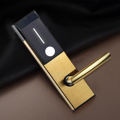 Cina Computer Card Hotel Door Lock Smart Electronic Induction Lock Wooden Door Magnetic Card Lock in vendita