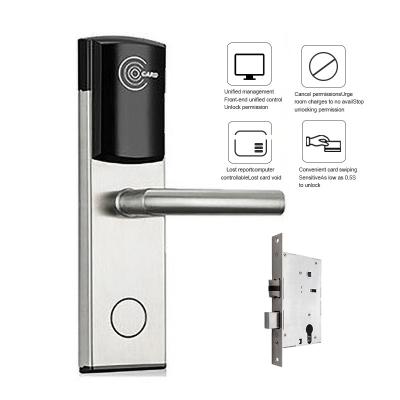 Cina Hotel Swipe Card Lock Induction / IC Card Lock Electronic Lock For Hotel Apartment in vendita