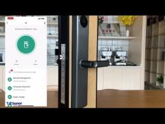 Apartment management door lock with passcode,fingerprint,card,key and TUYA APP