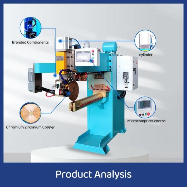 Medium Frequency Longitudinal Seam Rolling Welding Machine technical analysis and component overview
