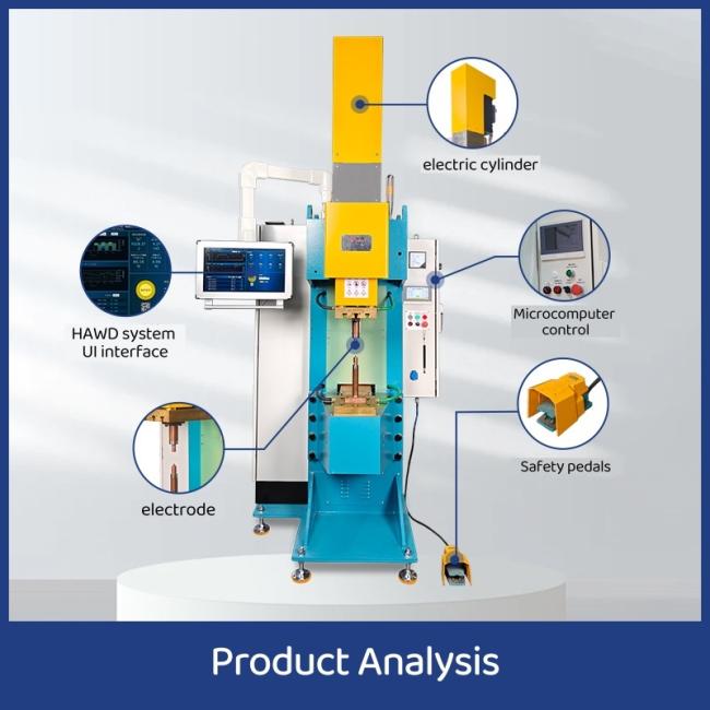 HFTR-30000 Servo Capacitor Discharge Spot Welding Machine product analysis