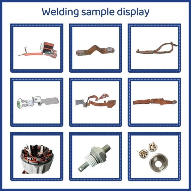HFDB-50 Bench Type Medium Frequency DC Spot Welding Machine welding sample display