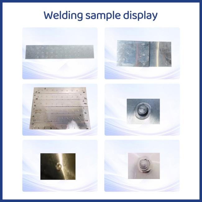 Welding sample display