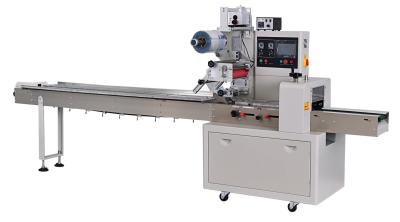 Cina Film orizzontale rotatorio automatico della macchina imballatrice di flusso che tira verso il basso in vendita