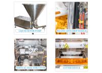 China 650kg Automatic Liquid Packing Machine 380V Sauce Sachet Filling Sealing Machine for sale