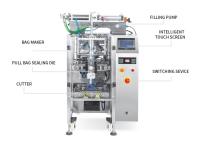 China High Speed Liquid Sachet Packaging Machine 2KW Automatic Milk Packaging Machine 400ml for sale