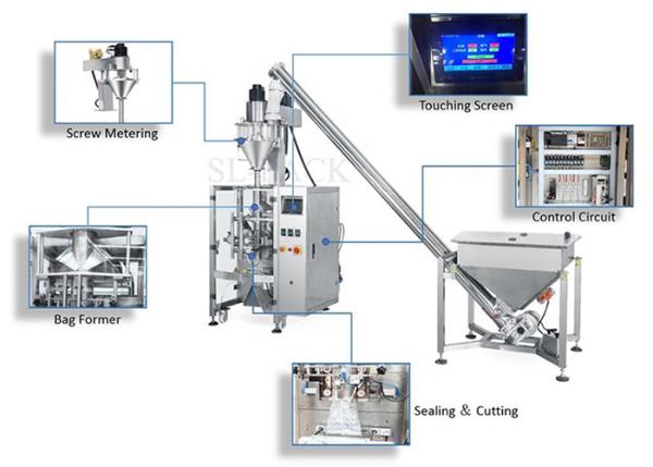 Quality Automatic Sachet Granule Packing Machine For Sugar Seeds Grain Beans for sale