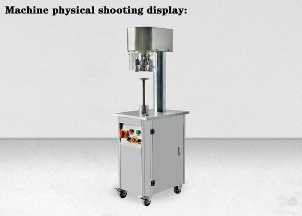 Quality Semi Automatic Manual Beer Tin Pop Cans Sealing Machine 750W 23cans/Min for sale