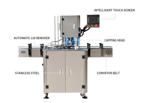 Quality Tin Can Soda Can Automatic Can Sealing Machine 30 Cans/Min 2600W for sale