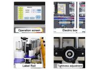 China Automatic Round Bottle Labeling Machine 1200W 1500-2400 BPH Adhesive Sticker Labeler for sale