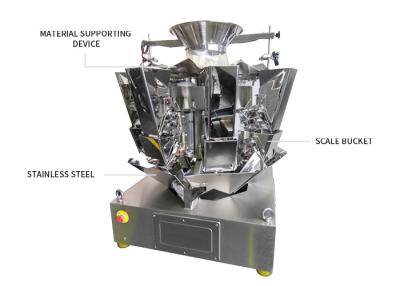 China Multi Function Dried Fruit Food 10 Head Weigher Packing Machine for sale