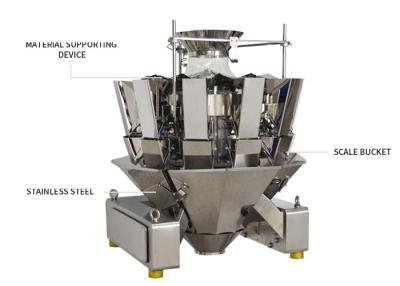 China 6kw 380V Multihead Weigher Packing Machine , Frozen Food Packaging Machine for sale