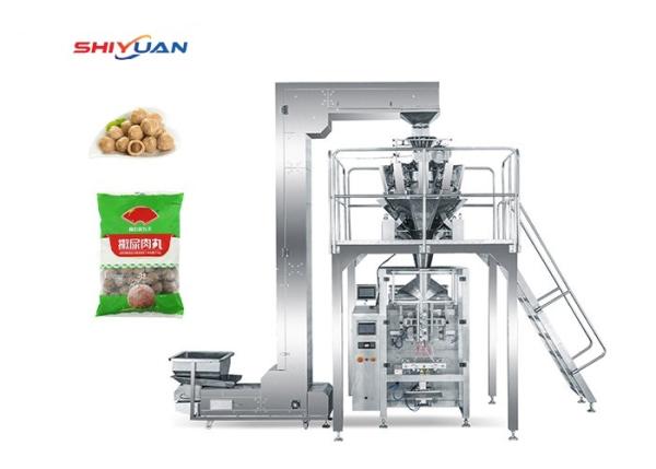 Quality Automatic Vertical French Fries Packaging Machine 4KW For Pet Food / Frozen Seafood for sale