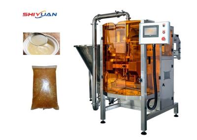 China Full Automatic Liquid Packing Machine for Sauce Paste Sachet with Stainless Steel Construction and 15-25bags/min Speed for sale