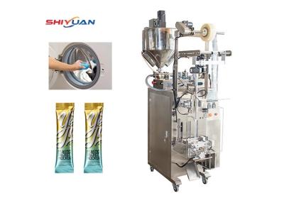 China Vertical Liquid Paste Sachet Filling Packing Machine Three Side Back Seal for sale