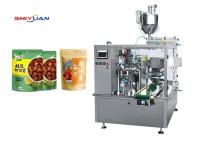 Quality Automatic Corner Spout Doypack Pouch Filling Machine , Liquid Soup Packing for sale