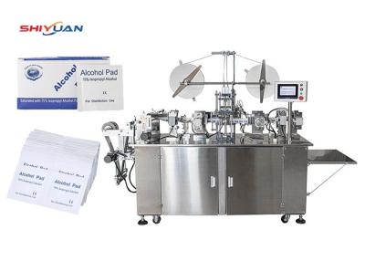 China PLC Control Alcohol Swab Making Machine 120pcs/min Alcohol Swab Packaging Machine for sale