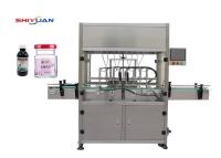 Quality Fully Auto 4 Head Liquid Bottle Filling Machine Honey Fruit Juice Bottle Filling for sale