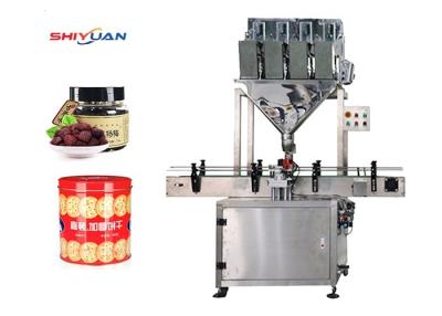 China 4 Heads Linear Weighing Filling Machine , 1500W Granule Filling Machine for sale