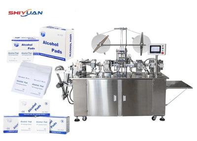 China Automatic Medical Alcohol Pad Making Machine 60*30mm 60*60mm for sale