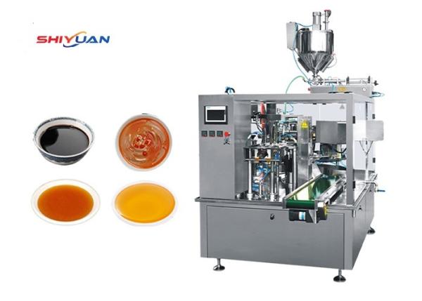 Quality Horizontal Soy Sauce Packaging Machine , Automatic Milk Bag Packing Machine for sale